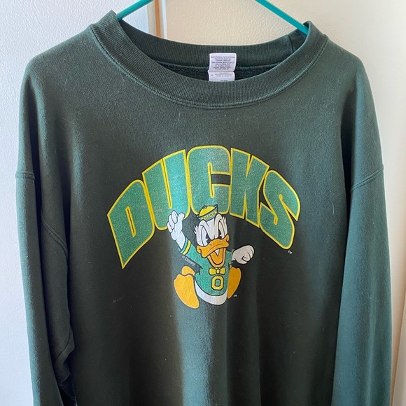 Sweaters | Vintage Green Ducks Crewneck | Poshmark
